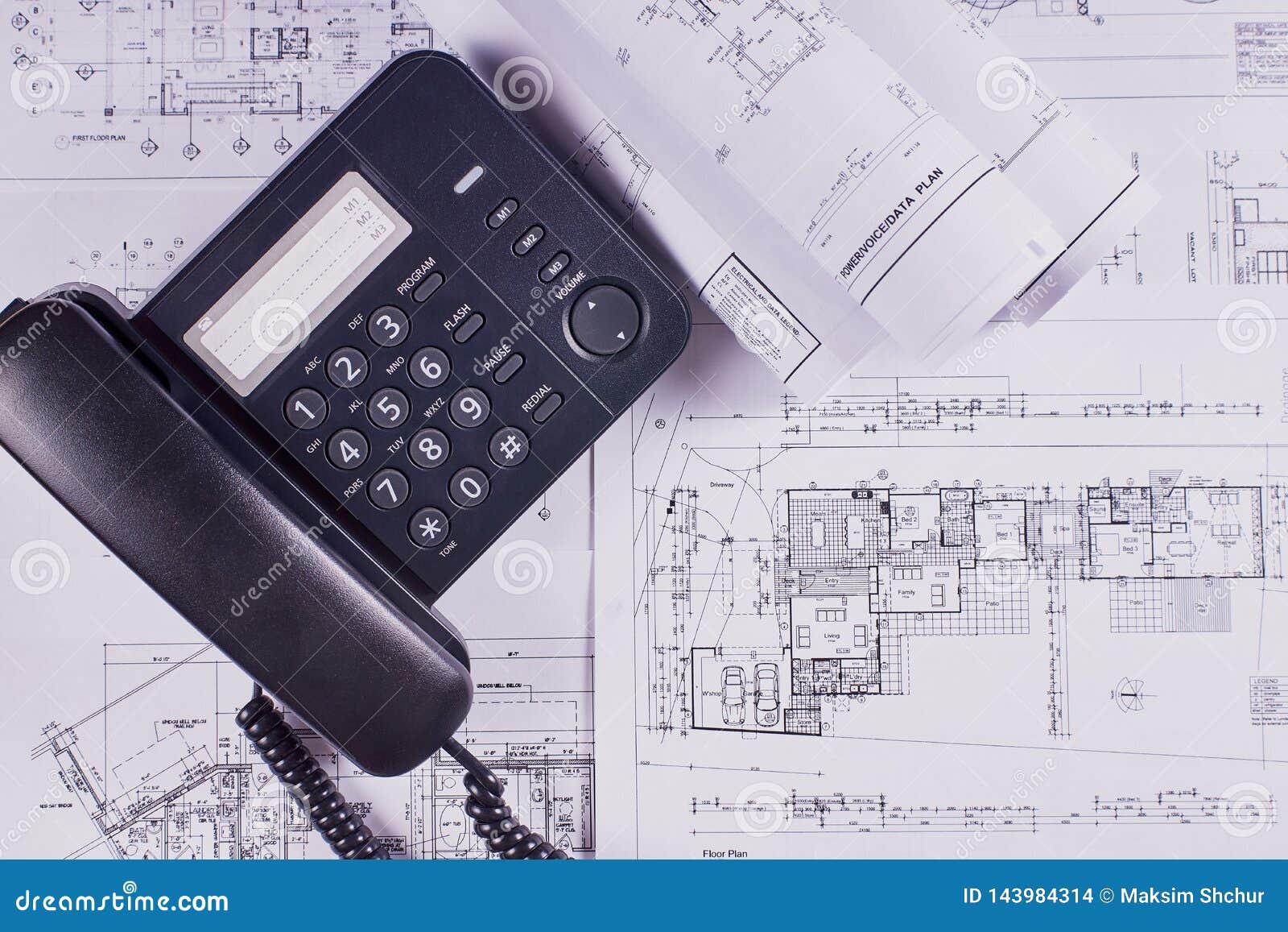 Documents for the Project Engineering Work Editorial Stock Image ...