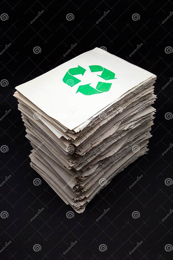 Documents for recycling stock image. Image of background - 45659435