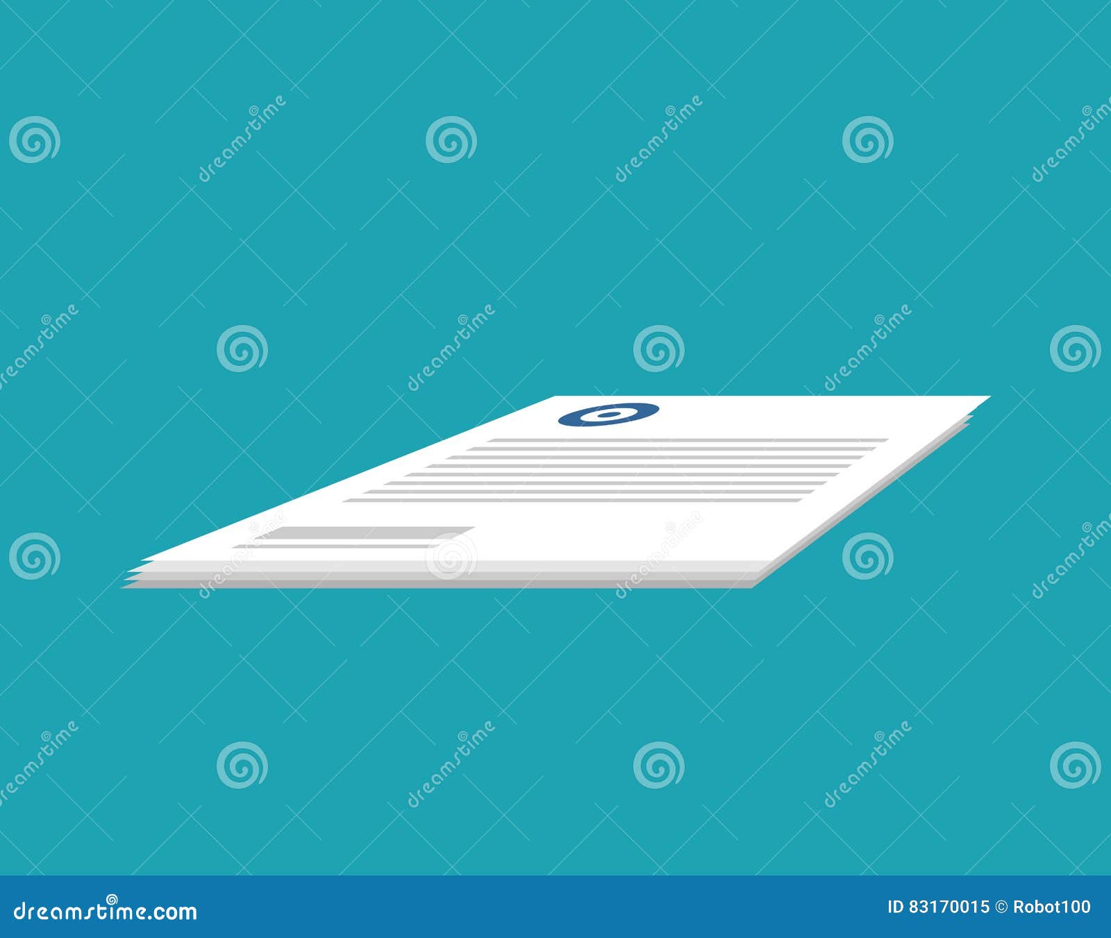 Documents . Stack of Paper Forms Stock Vector - Illustration of concept ...