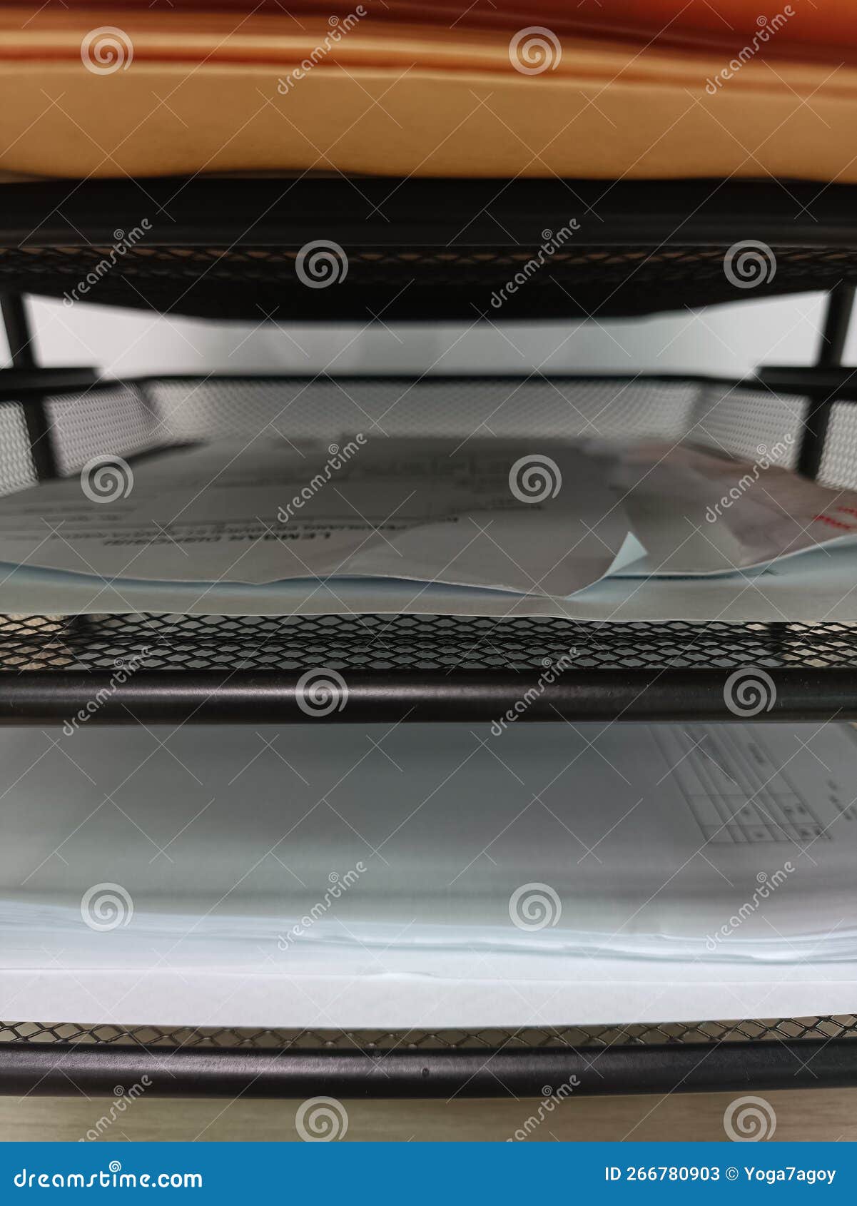 Documents Steel Rack for Work Stock Image - Image of window, bumper ...