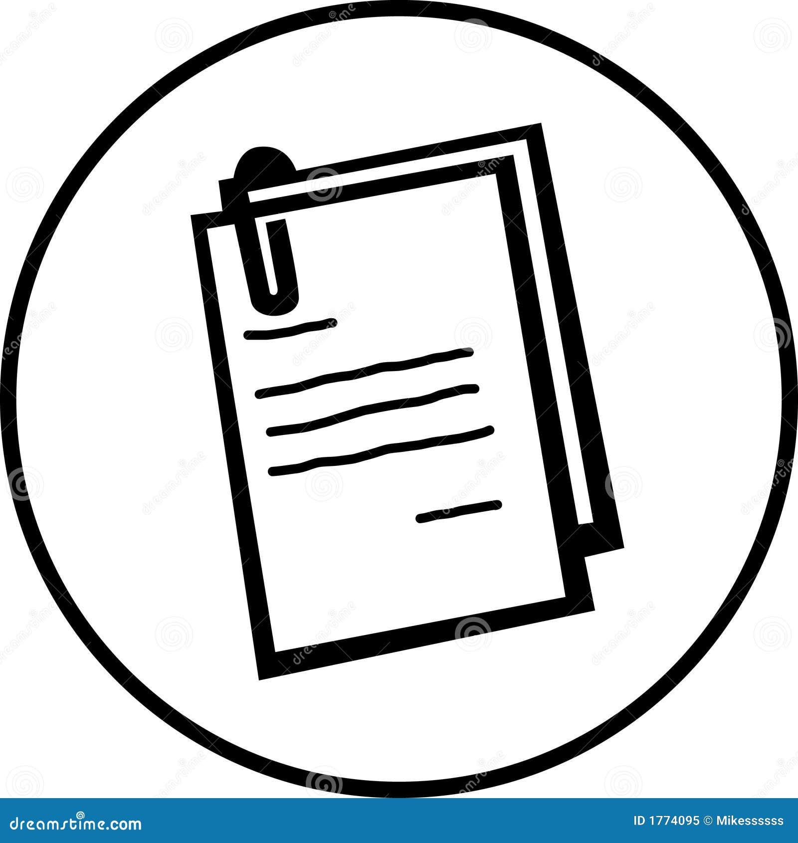 Documents Vector Symbol | CartoonDealer.com #1774095