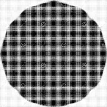 Dodecagon. the Simple Geometric Pattern of Black Squares with Shadowed ...