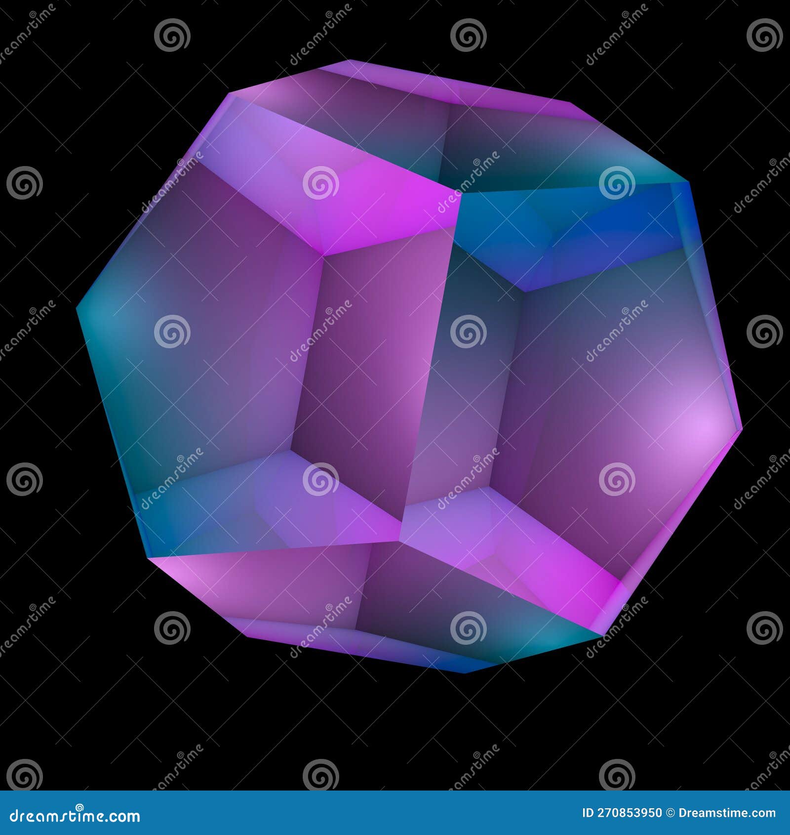 Dodecahedron. Magic Crystal, A Symbol Of Ether. Platonic Body Of ...