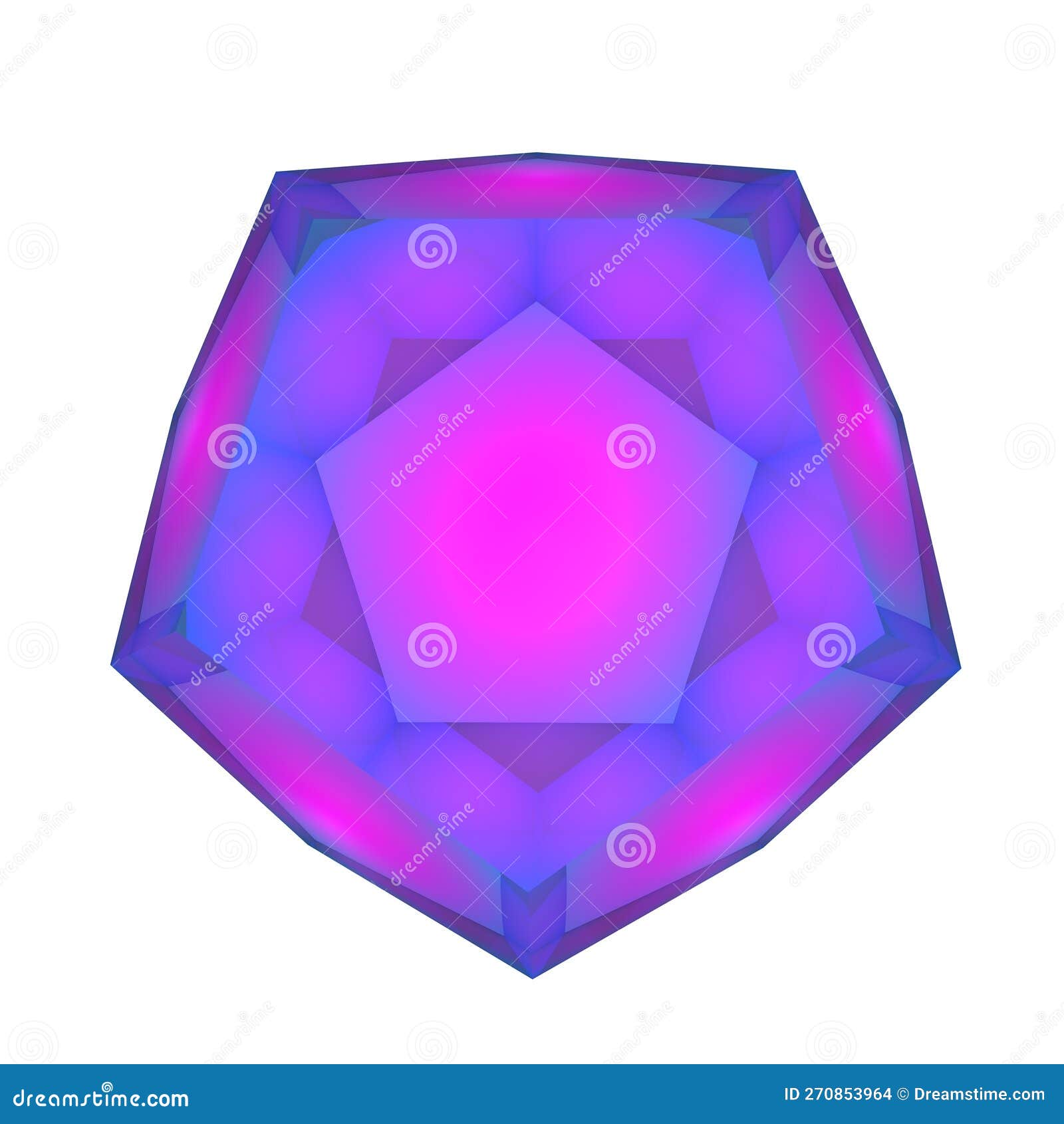 Dodecahedron. Magic Crystal, A Symbol Of Ether. Platonic Body Of ...