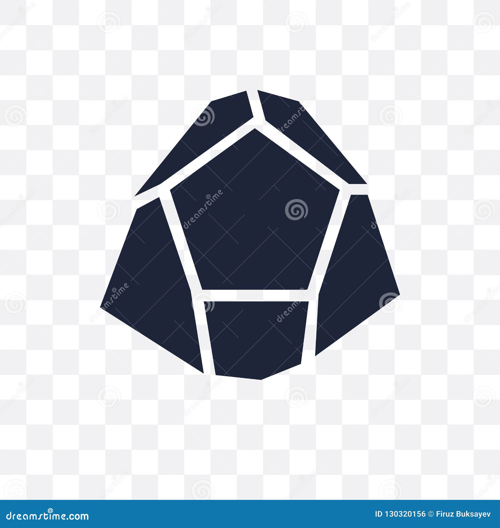 Dodecahedron Transparent Icon. Dodecahedron Symbol Design from G Stock ...