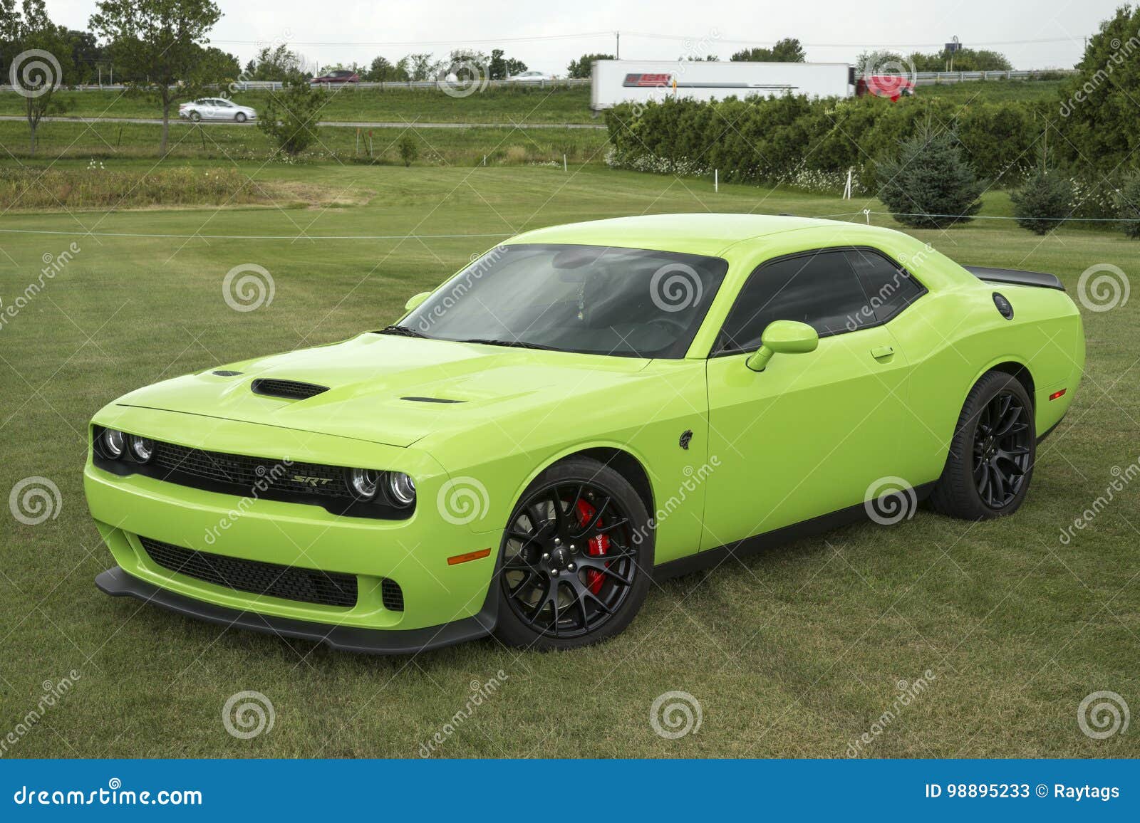 Dodge challenger hellcat editorial stock photo. Image of challenger ...
