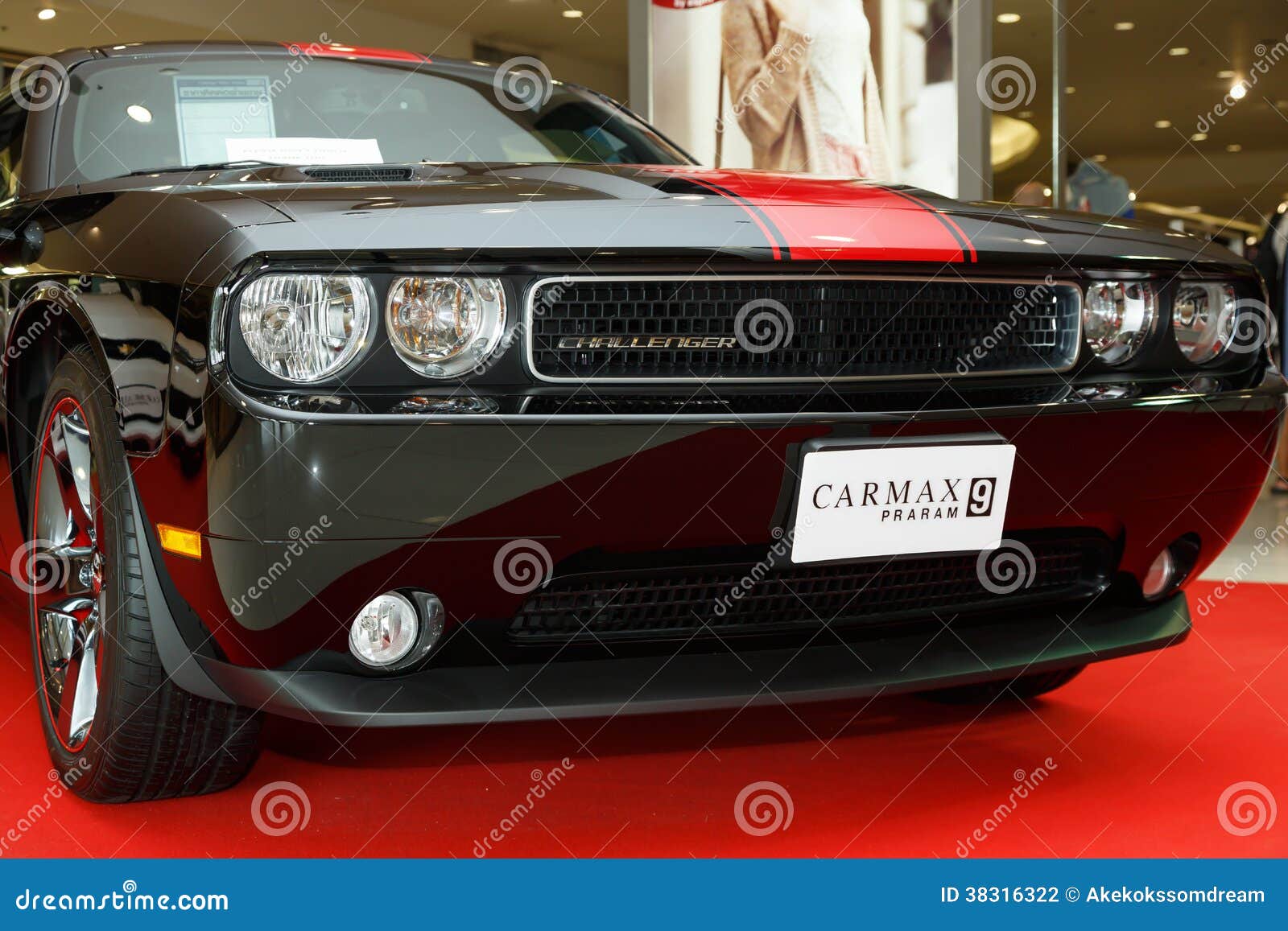 Dodge Challenger Rallye Redline in Motor Show 2014 Editorial ...