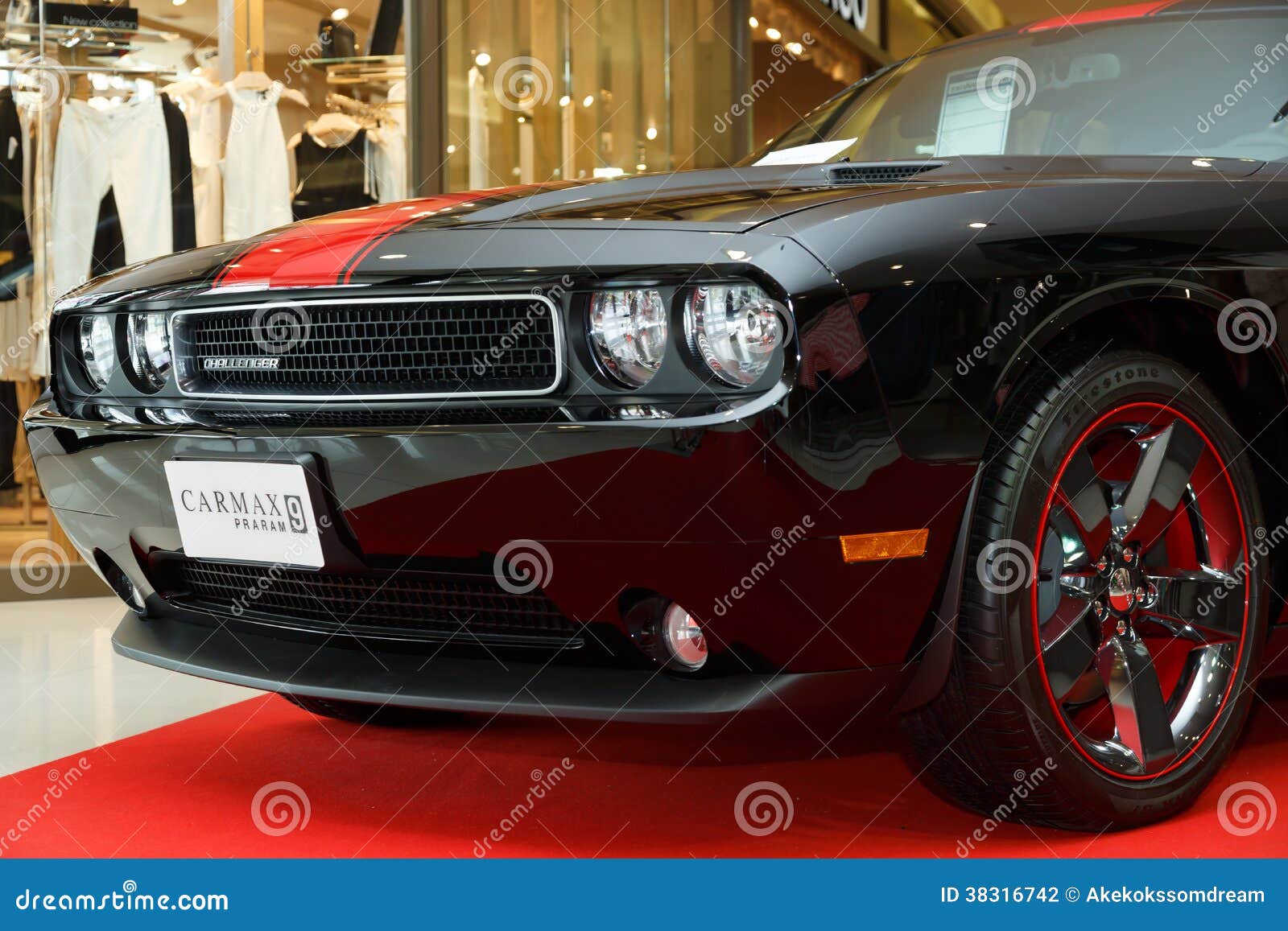 Dodge Challenger Rallye Redline in Motor Show 2014 Editorial ...