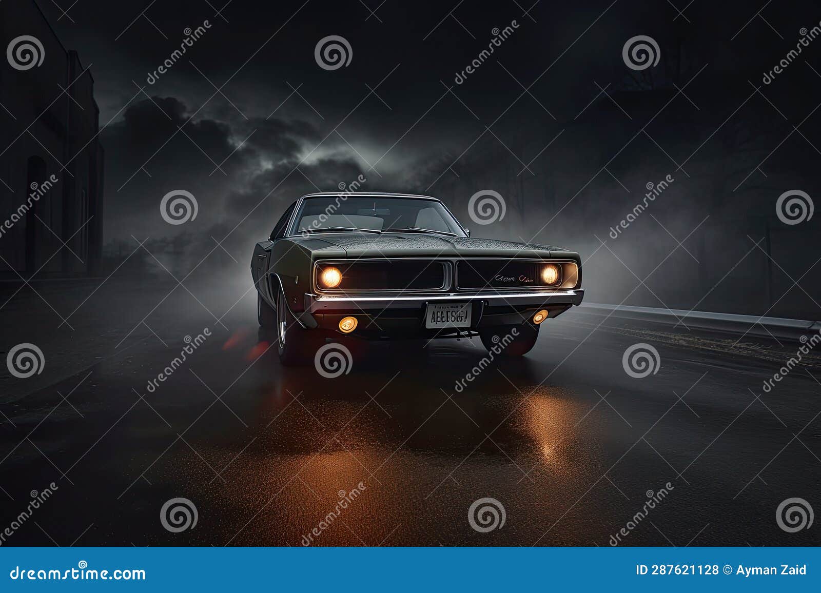 1969 Dodge Super Bee Car Vintage Logo. Silhouette Vector Illustration ...