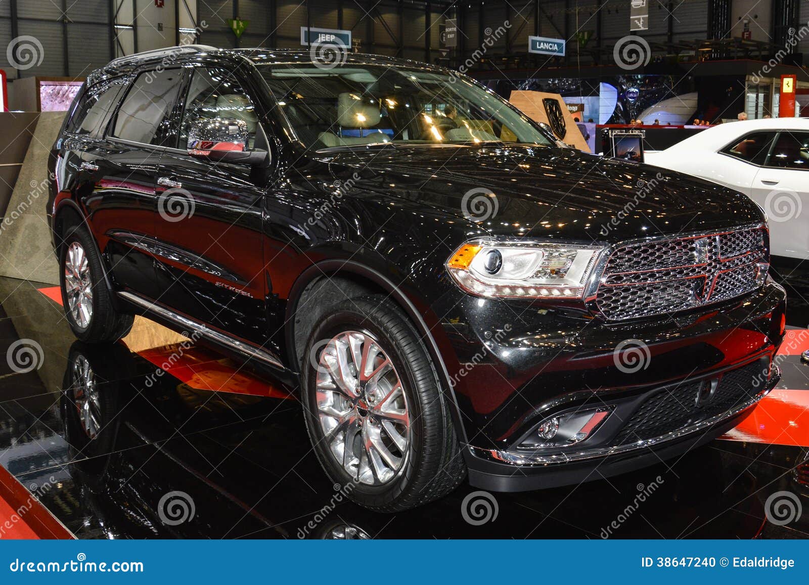 Dodge Durango Display At A Chrysler Dealership. The Stellantis ...