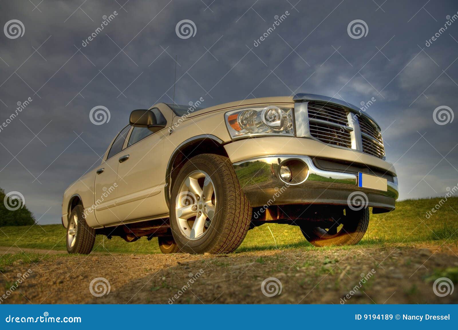 Dodge ram pickup sideview stock image. Image of offroad - 9194189