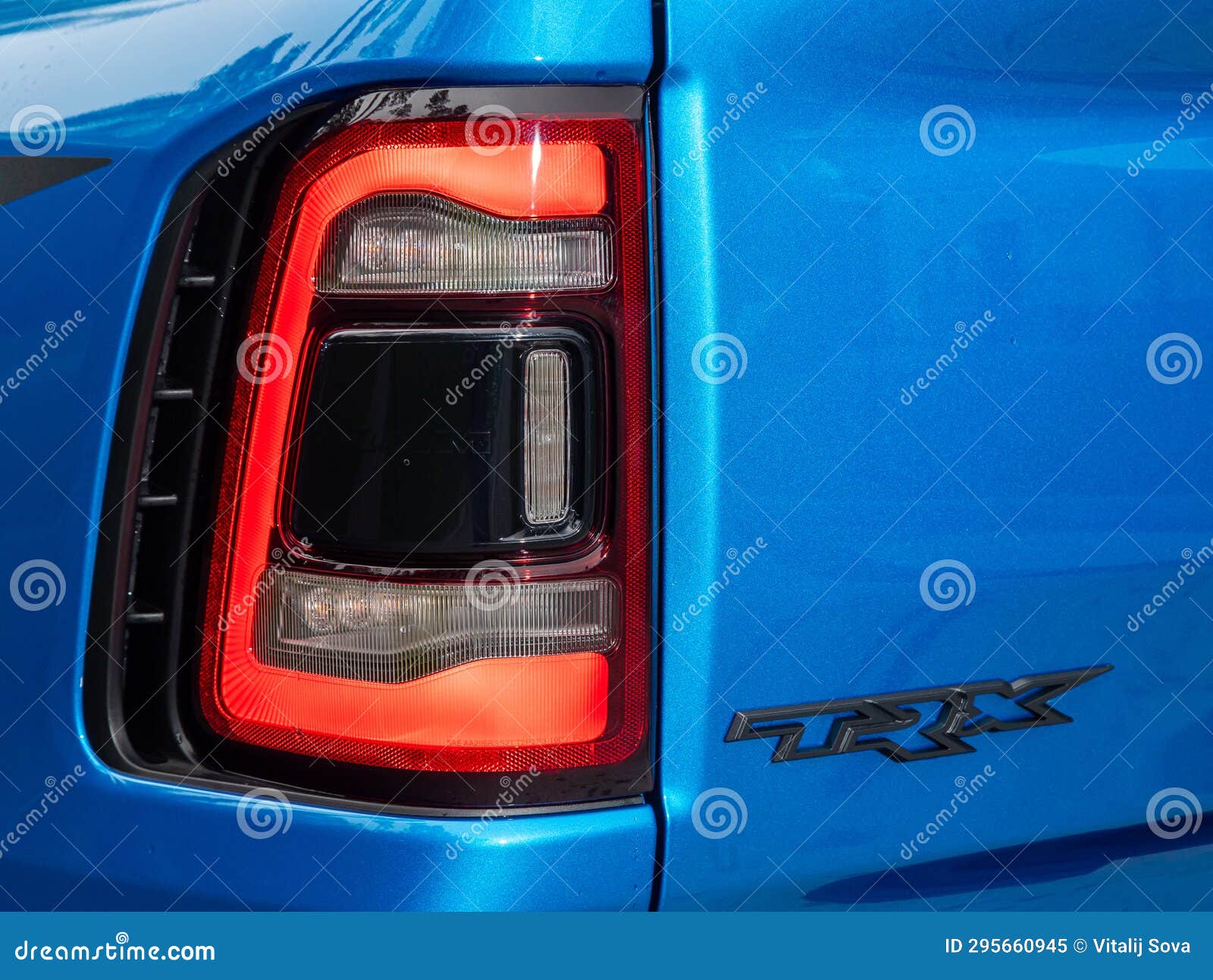 Dodge Ram Trx editorial image. Image of headlights, land - 295660945