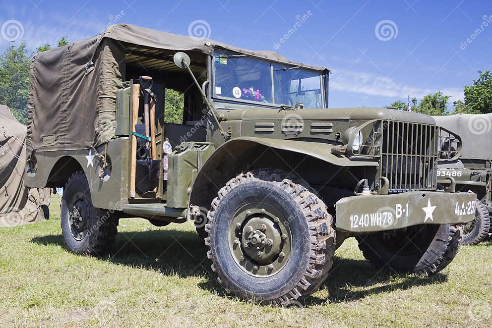 Dodge WC-series on display editorial stock image. Image of command ...