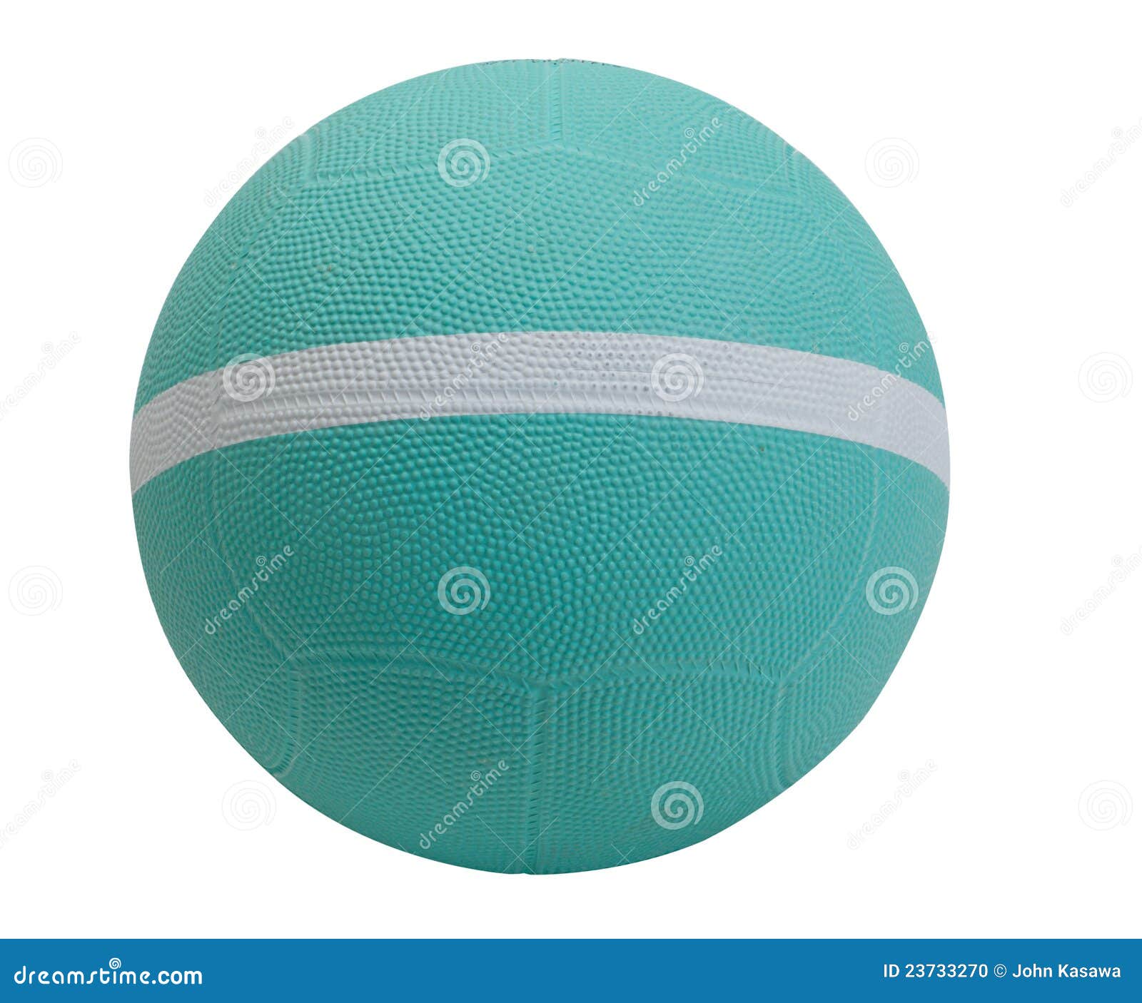 Dodgeball in blue color stock photo. Image of inflated - 23733270