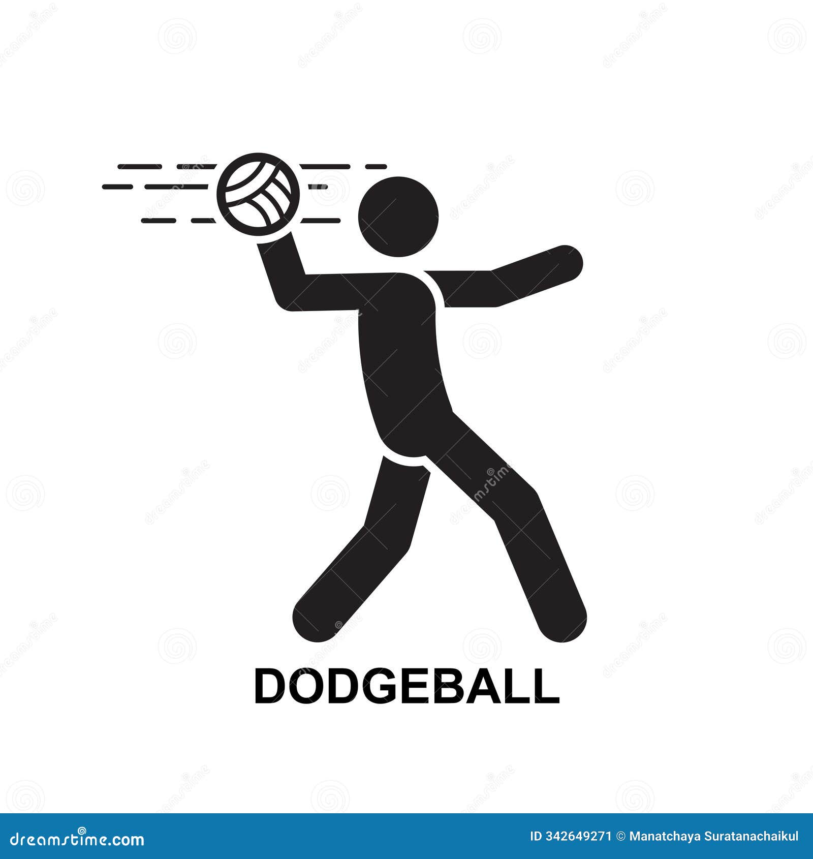 Dodgeball Icon Clipart Logotype Isolated Vector Illustration ...