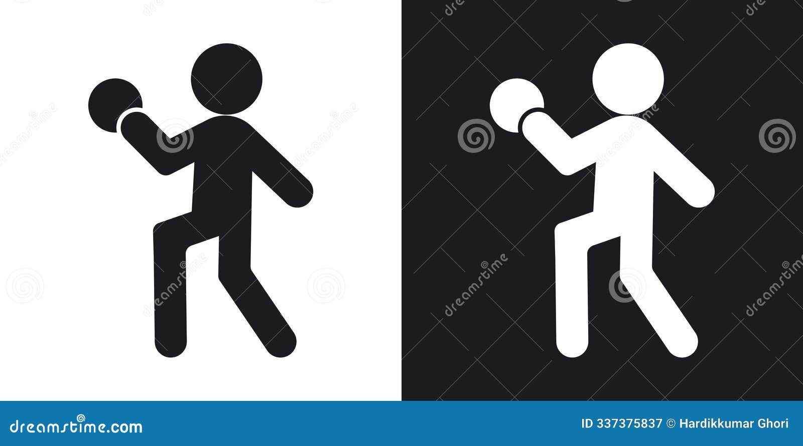 Dodgeball Vector Icon On White Background. Flat Vector Dodgeball Icon ...
