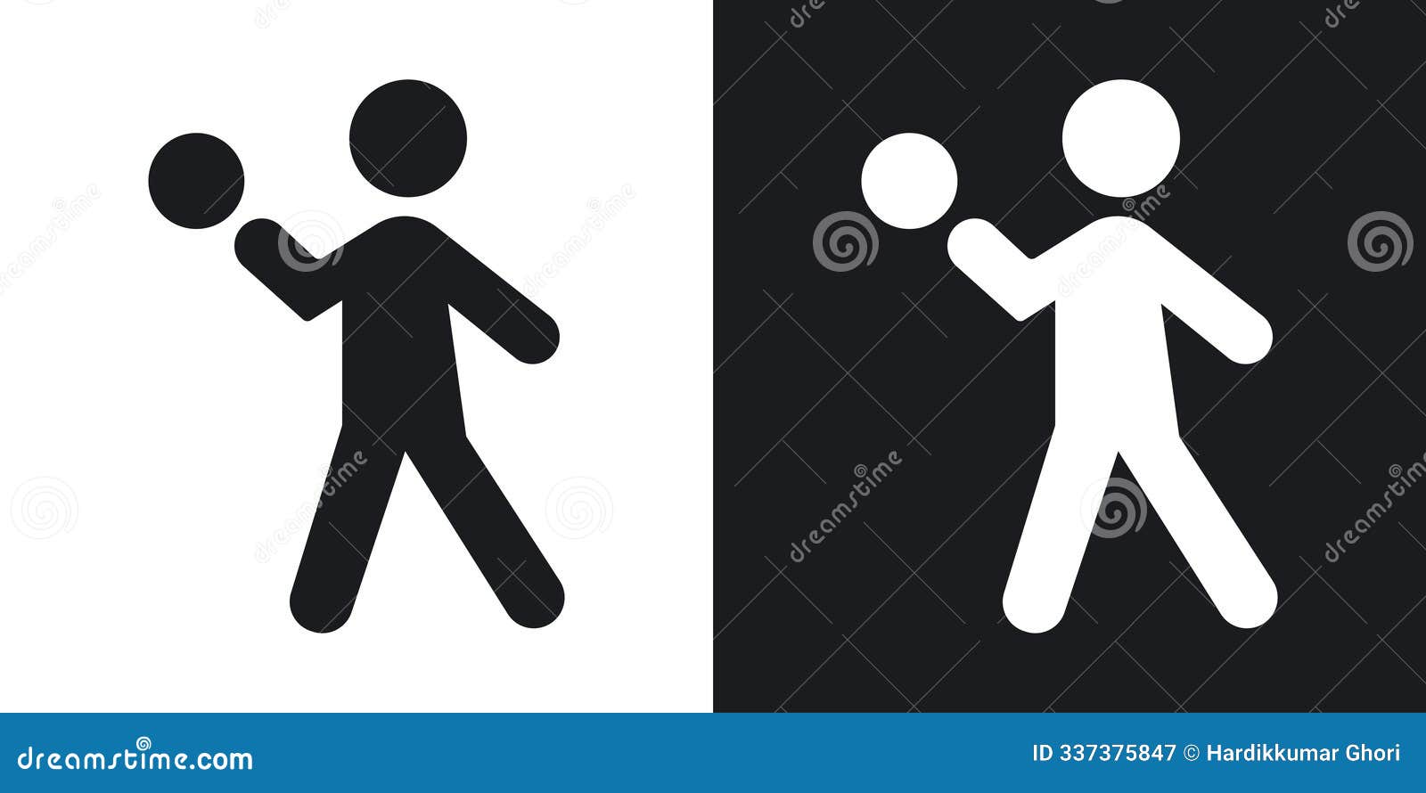 Dodgeball Vector Icon On White Background. Flat Vector Dodgeball Icon ...