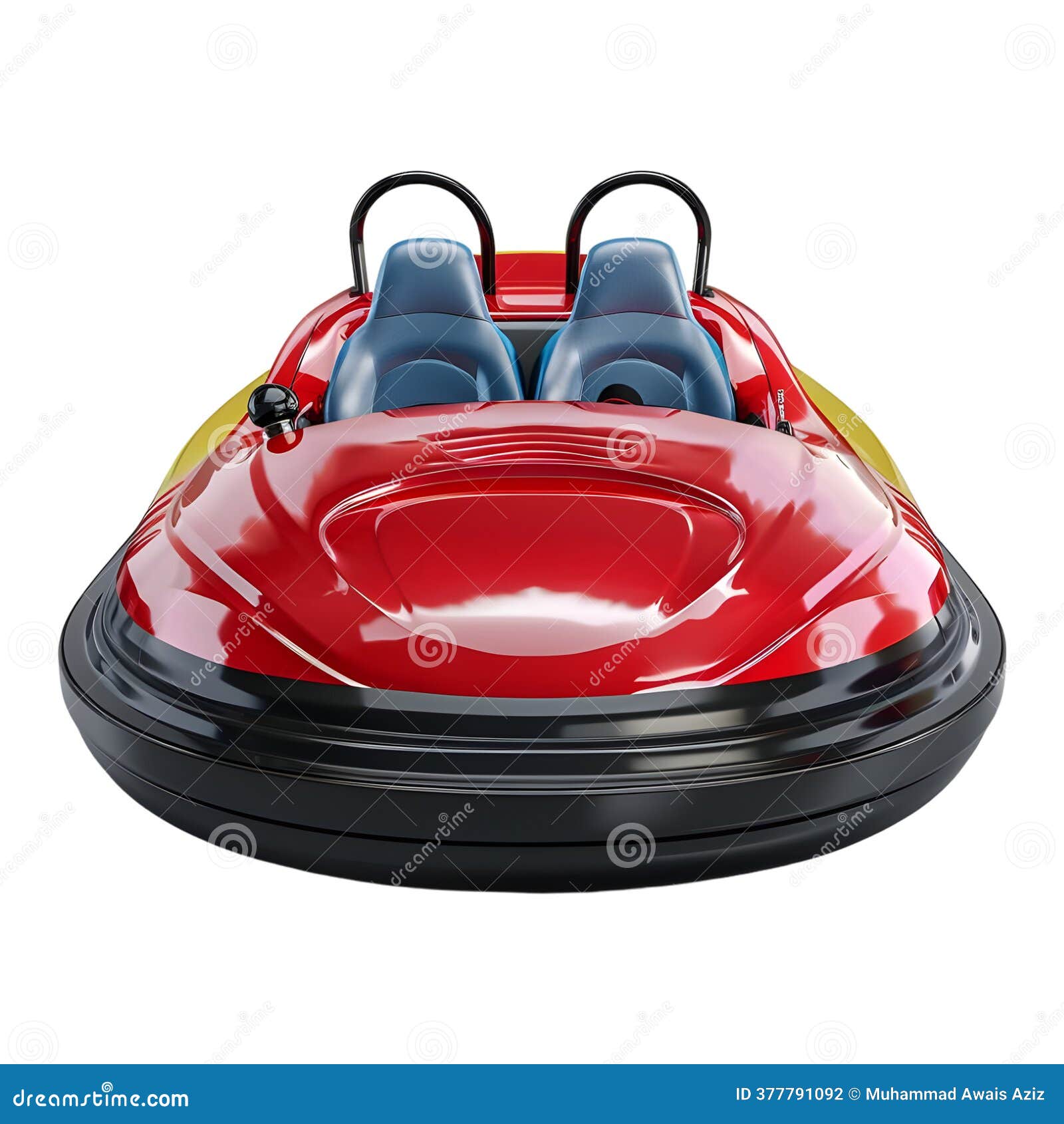 Dodgem Bumper Car On Transparent Background - Ai Generated Stock Image ...