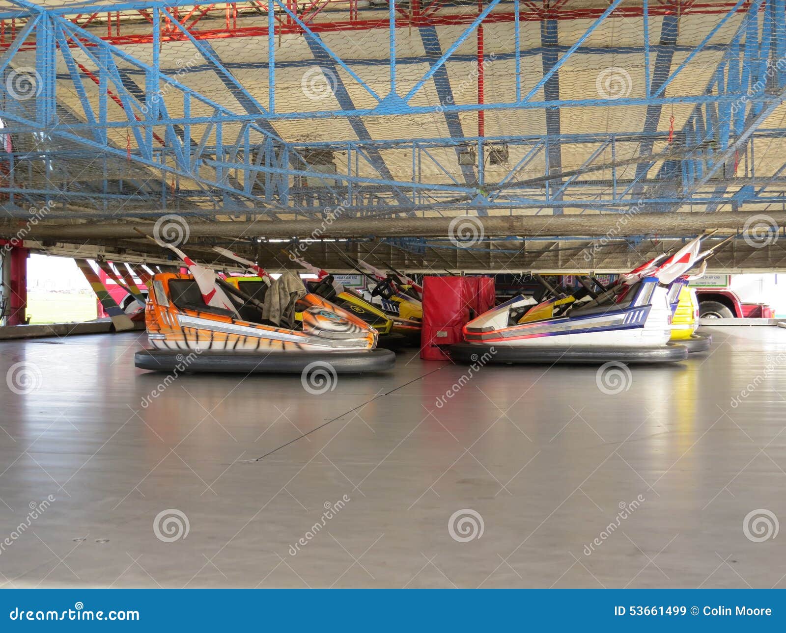 Dodgem Cars stock image. Image of dodgem, ride, amusements - 53661499