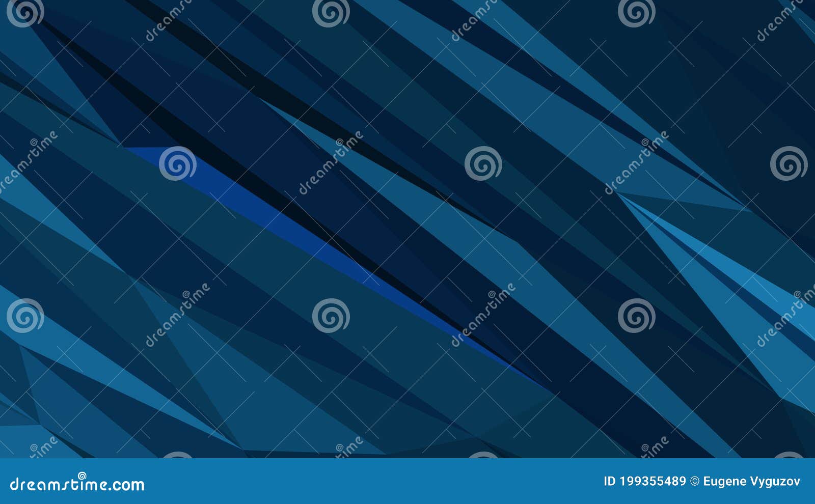 Dodger Blue Abstract Background. Geometric Vector Illustration Stock ...