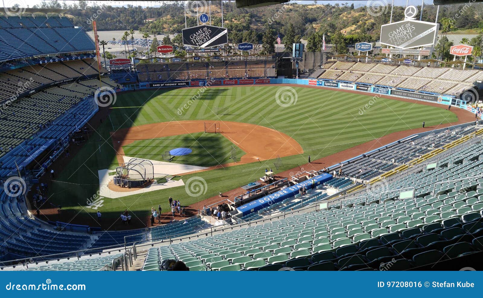 Dodger Stadium Baseball editorial photo. Image of pregame - 97208016