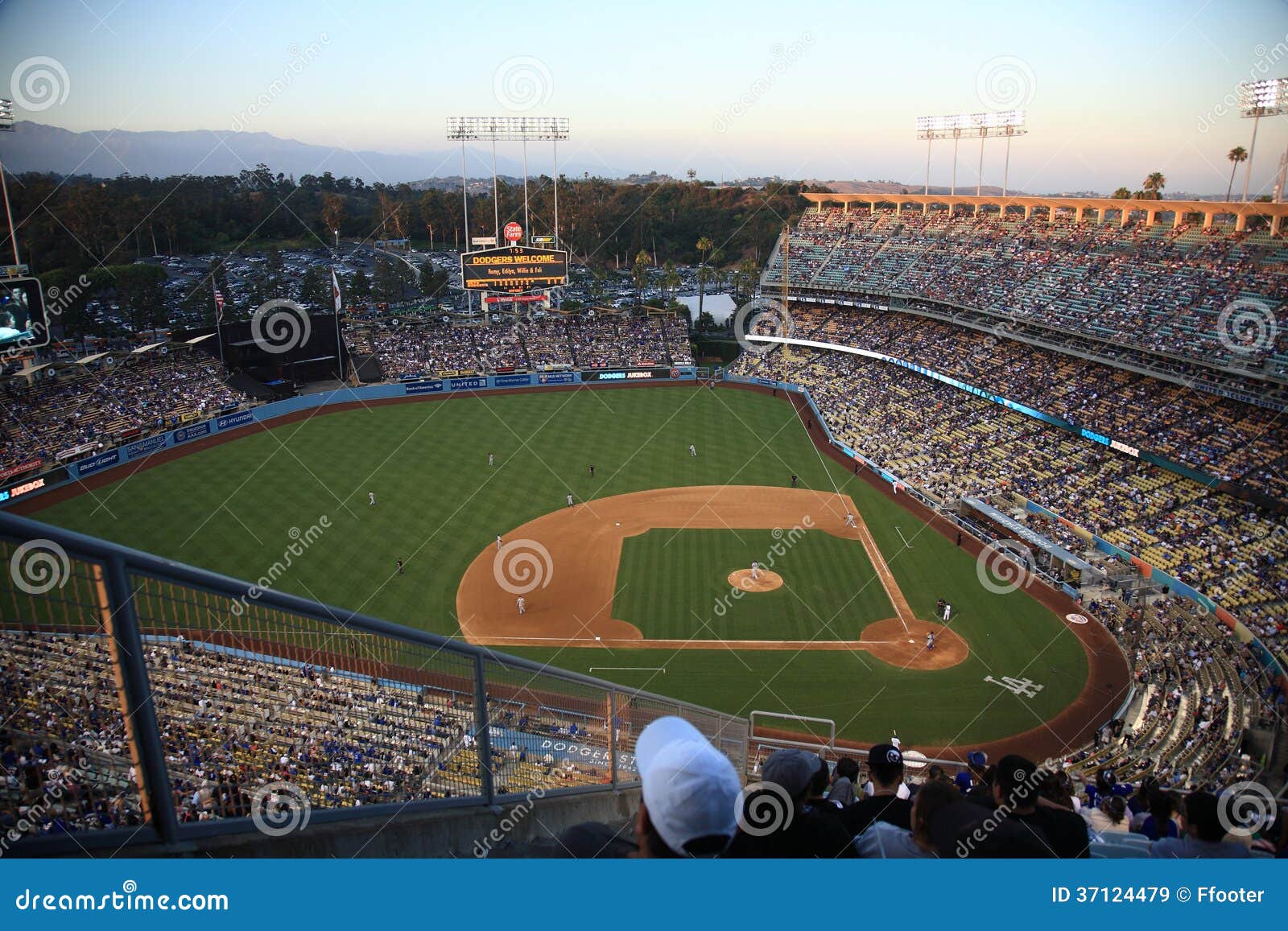 Dodger Stadium - Los Angeles Dodgers Editorial Stock Image - Image of ...
