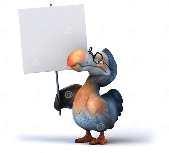 Dodo stock illustration. Illustration of funny, white - 49789644