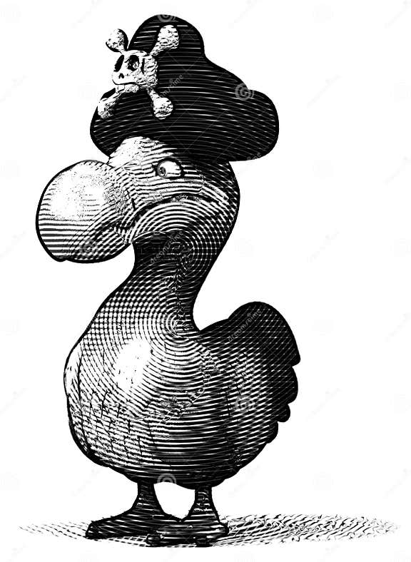 Dodo stock illustration. Illustration of pirate, toon - 54714830