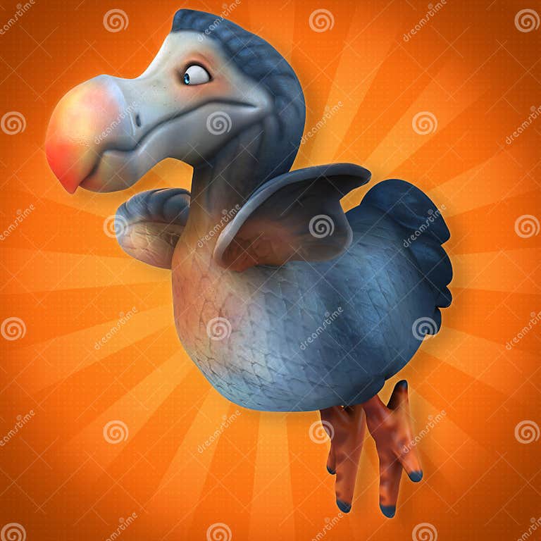 Dodo stock illustration. Illustration of extinction, terrestrial - 66129797