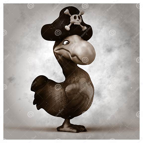 Dodo stock illustration. Illustration of render, white - 76172907