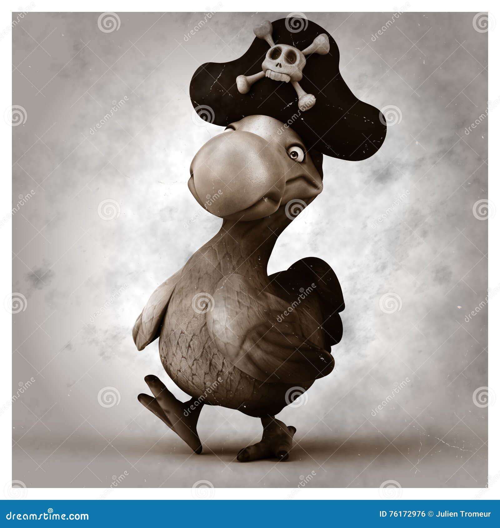 Dodo stock illustration. Illustration of dodo, pirate - 76172976