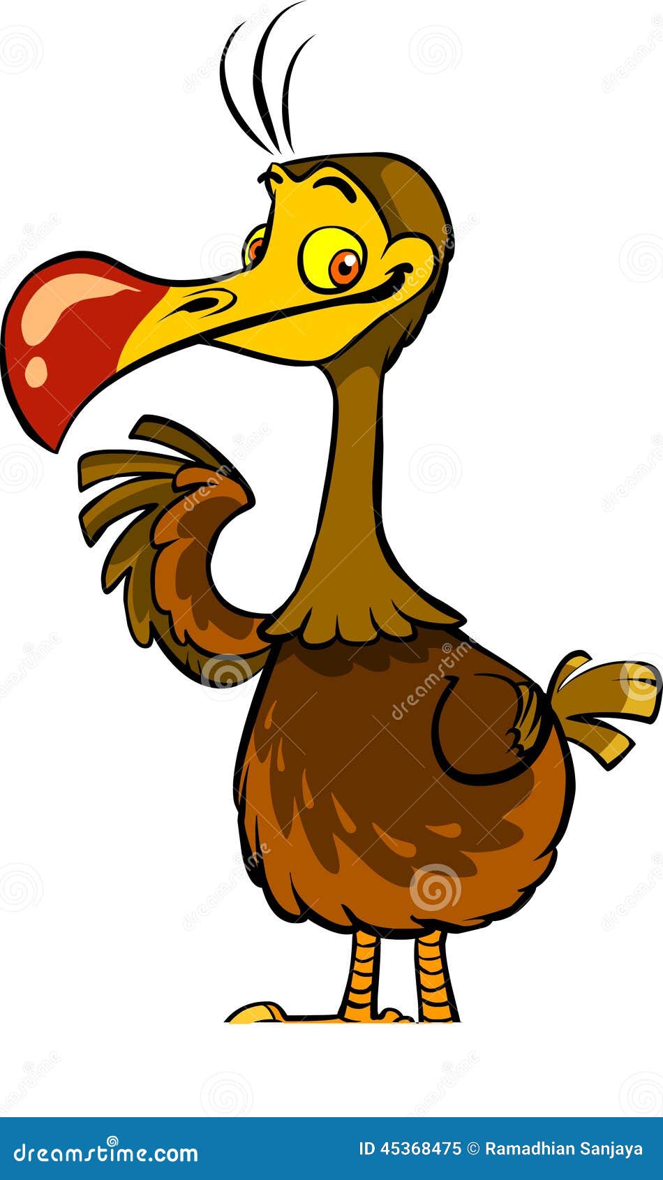 Dodo bird stock vector. Illustration of extinct, vectorized - 45368475