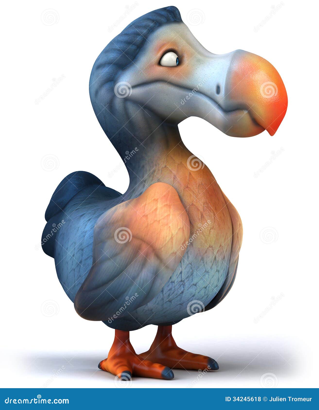 Dodo stock illustration. Illustration of paleontology - 34245618
