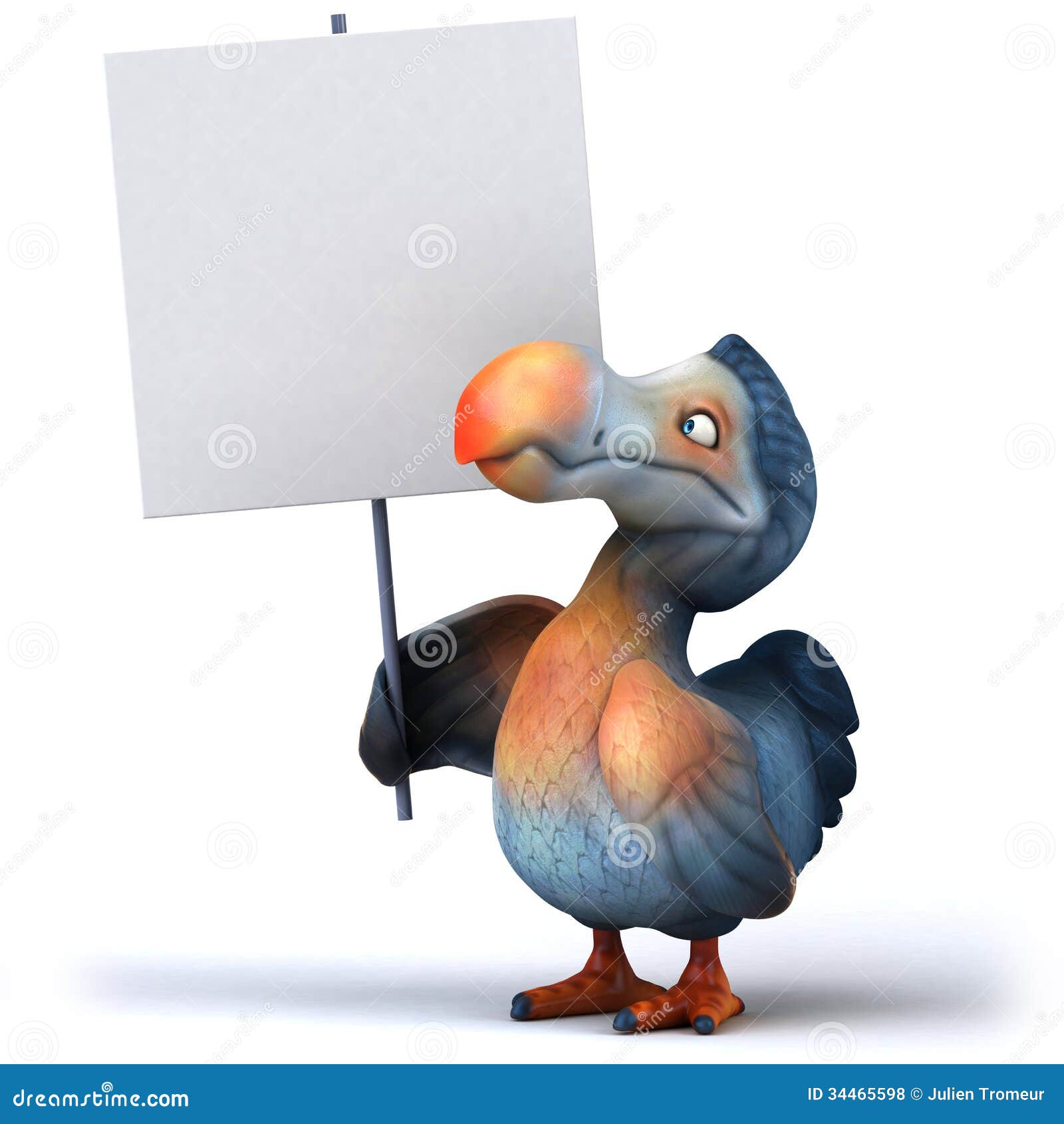 Dodo stock illustration. Illustration of extinct, isolated - 34465598