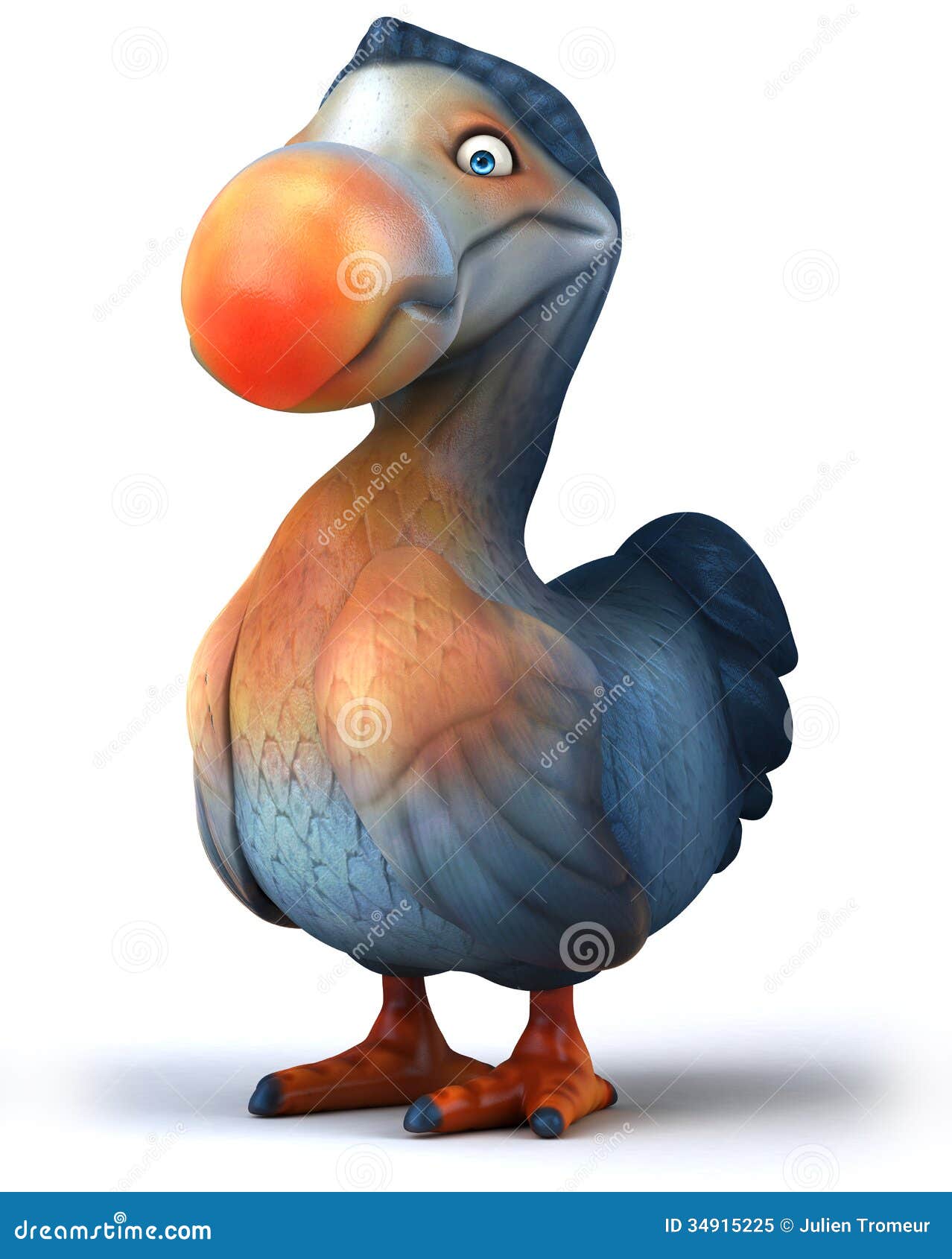 Dodo stock illustration. Illustration of extinct, terrestrial - 34915225