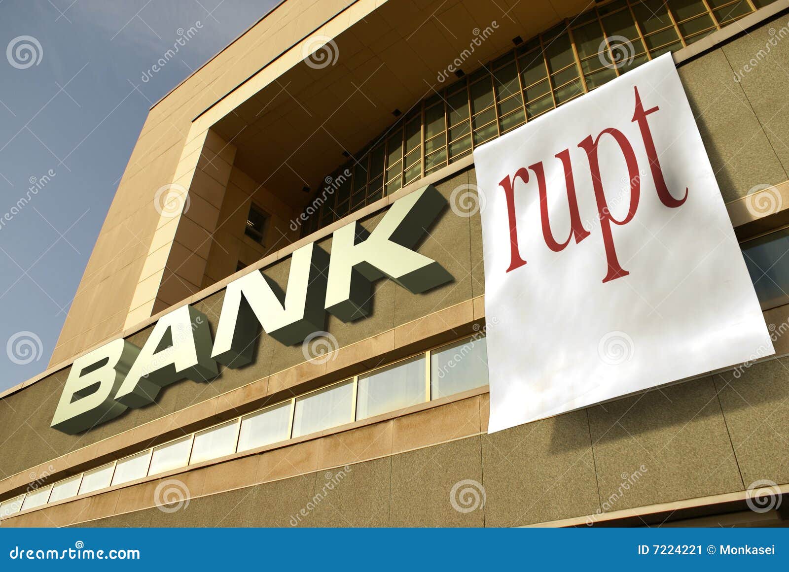 Doe failliet gaan stock afbeelding. Image of faillissement - 7224221