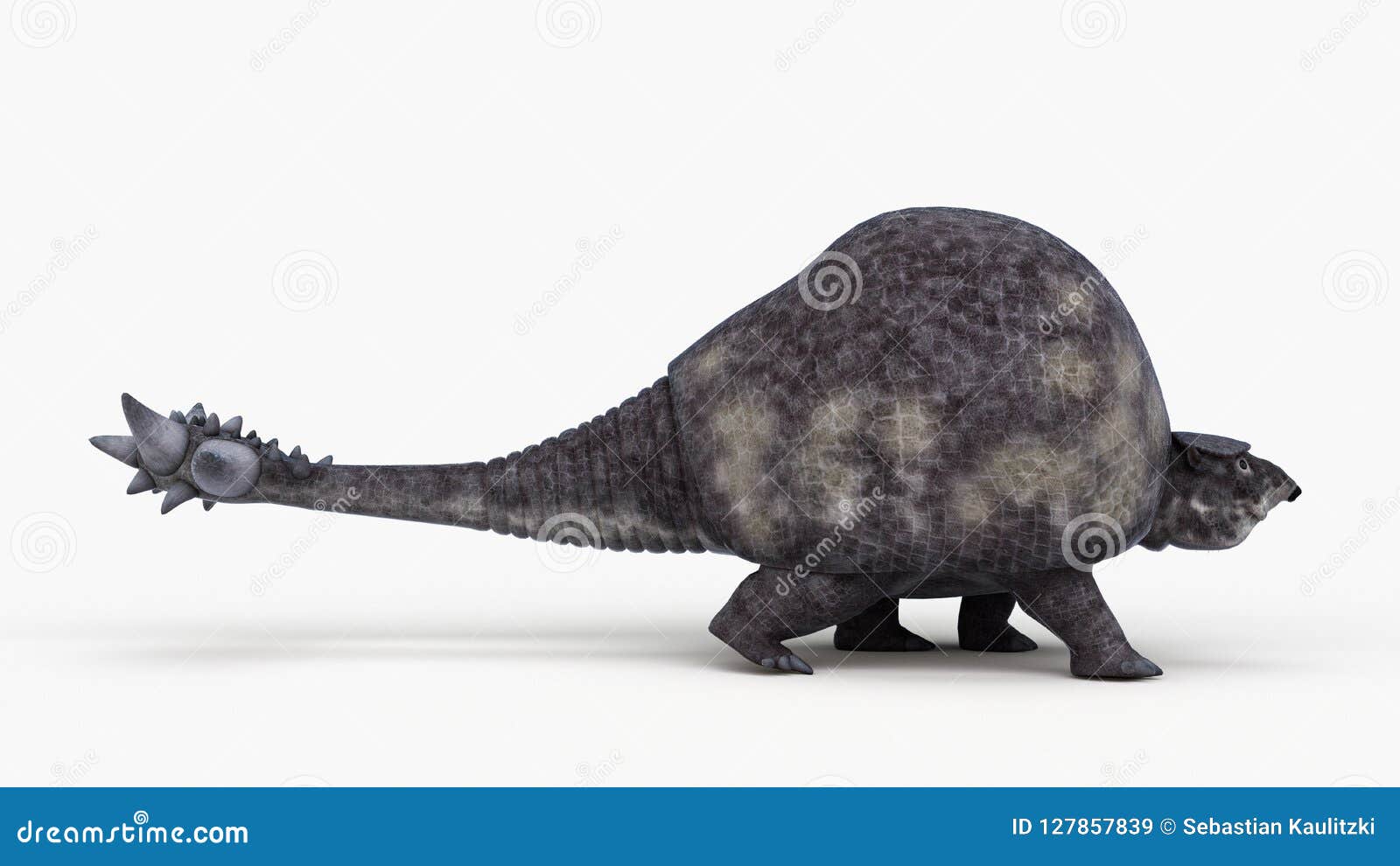 A doedicurus stock illustration. Illustration of animal - 127857839