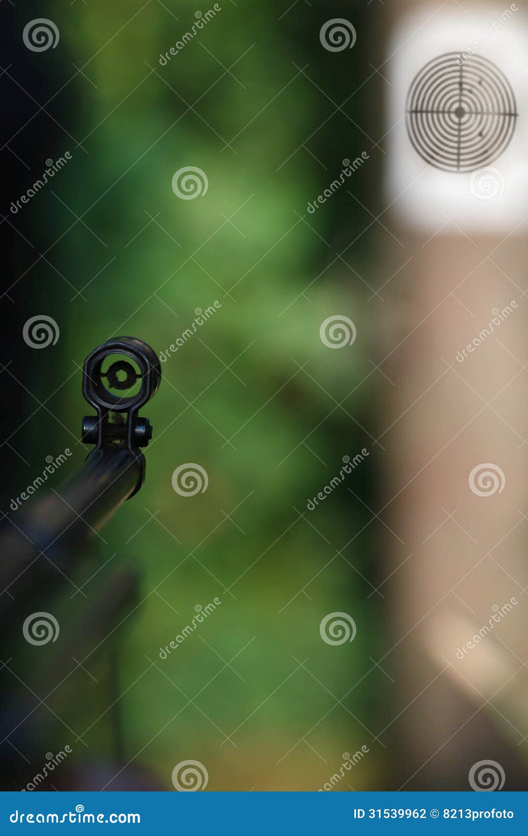 Doel Die Met Luchtkanon Schieten Stock Foto - Image of individueel ...
