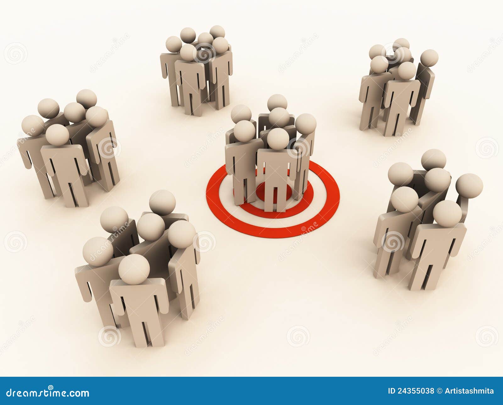 Doelgroep Royalty-vrije Stock Foto's - Beeld: 24355038