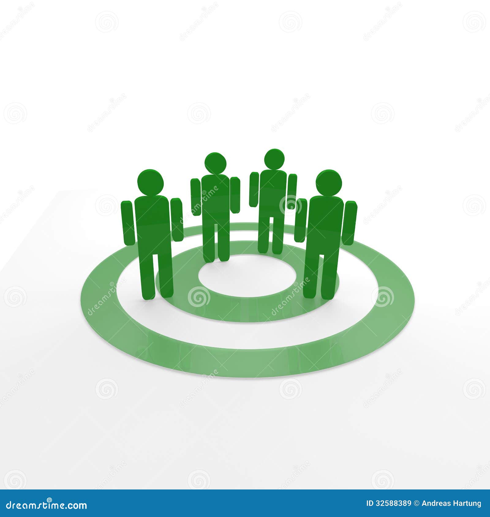 Doelgroep stock illustratie. Illustration of uitziend - 32588389