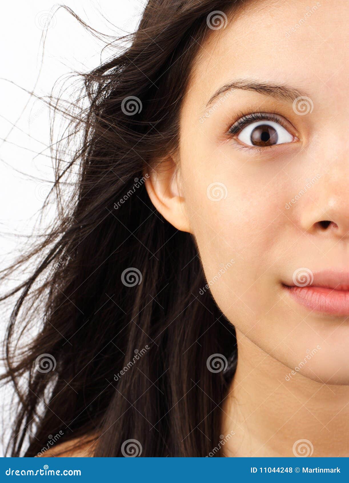 Doen Schrikken En Geschokte Vrouw Stock Foto - Image of uitziend ...