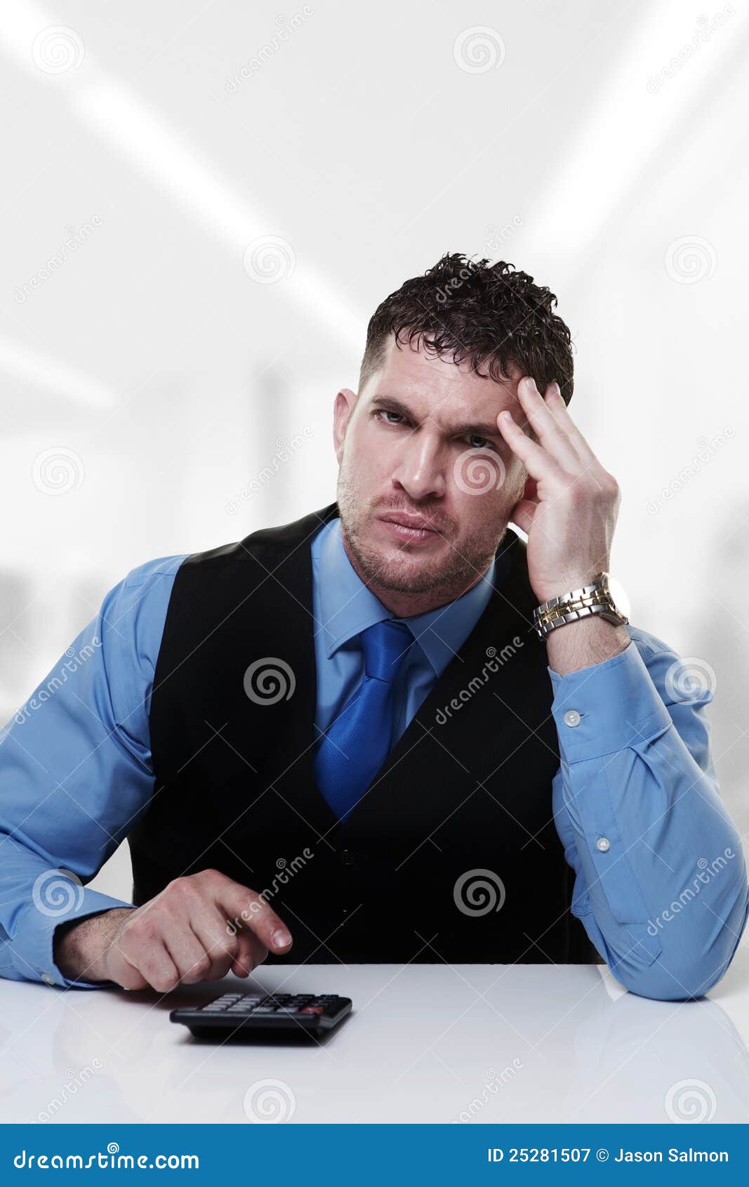 Does it add up stock image. Image of office, businessman - 25281507