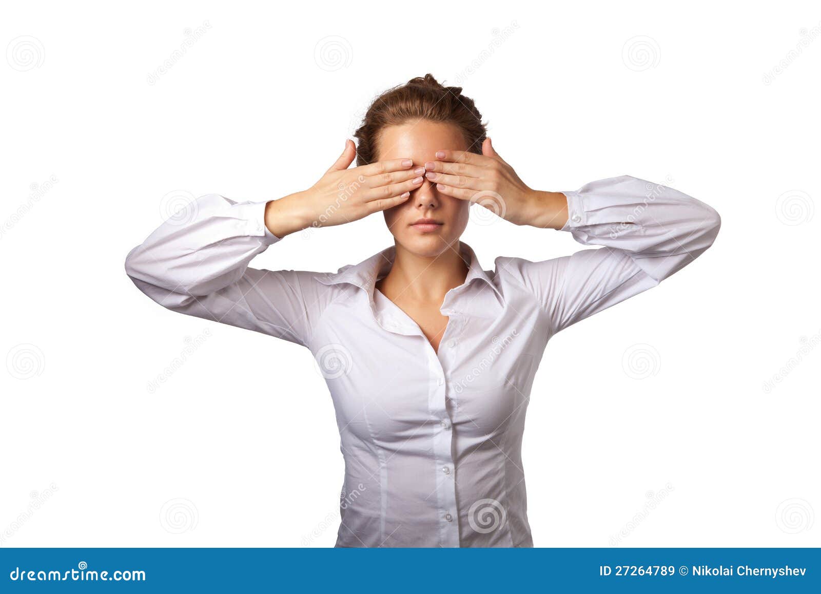 She does not see stock image. Image of concept, human - 27264789