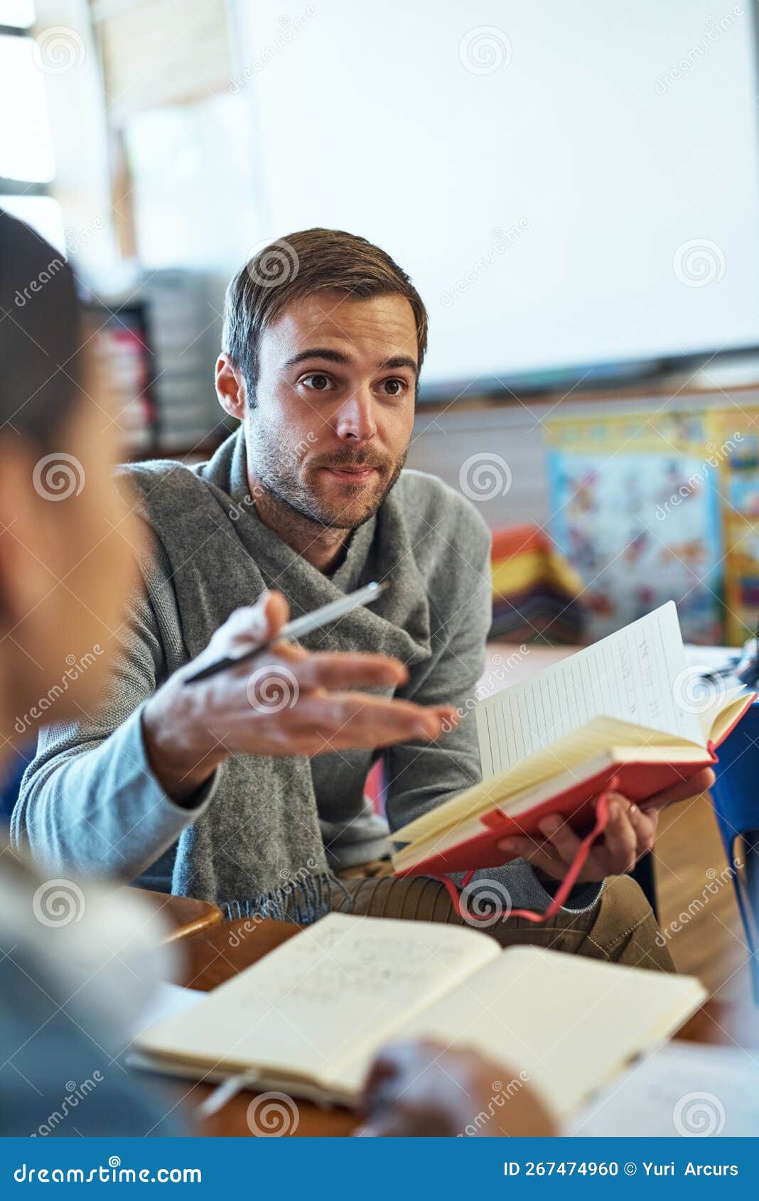 He Doesnt Mind Sharing His Knowledge. a Handsome Young University ...