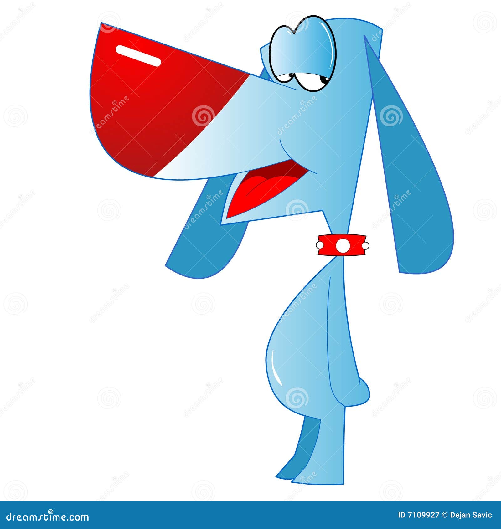 Dog stock illustration. Illustration of puppy, comic, canine - 7109927