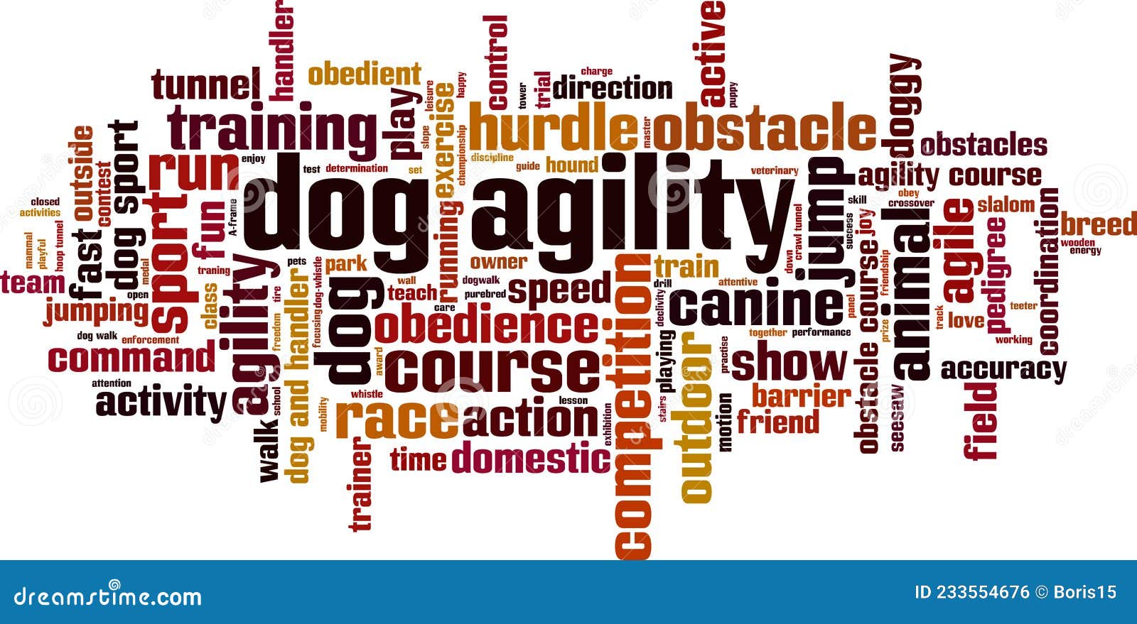 Agility Word Concepts Banner Cartoon Vector | CartoonDealer.com #178651823