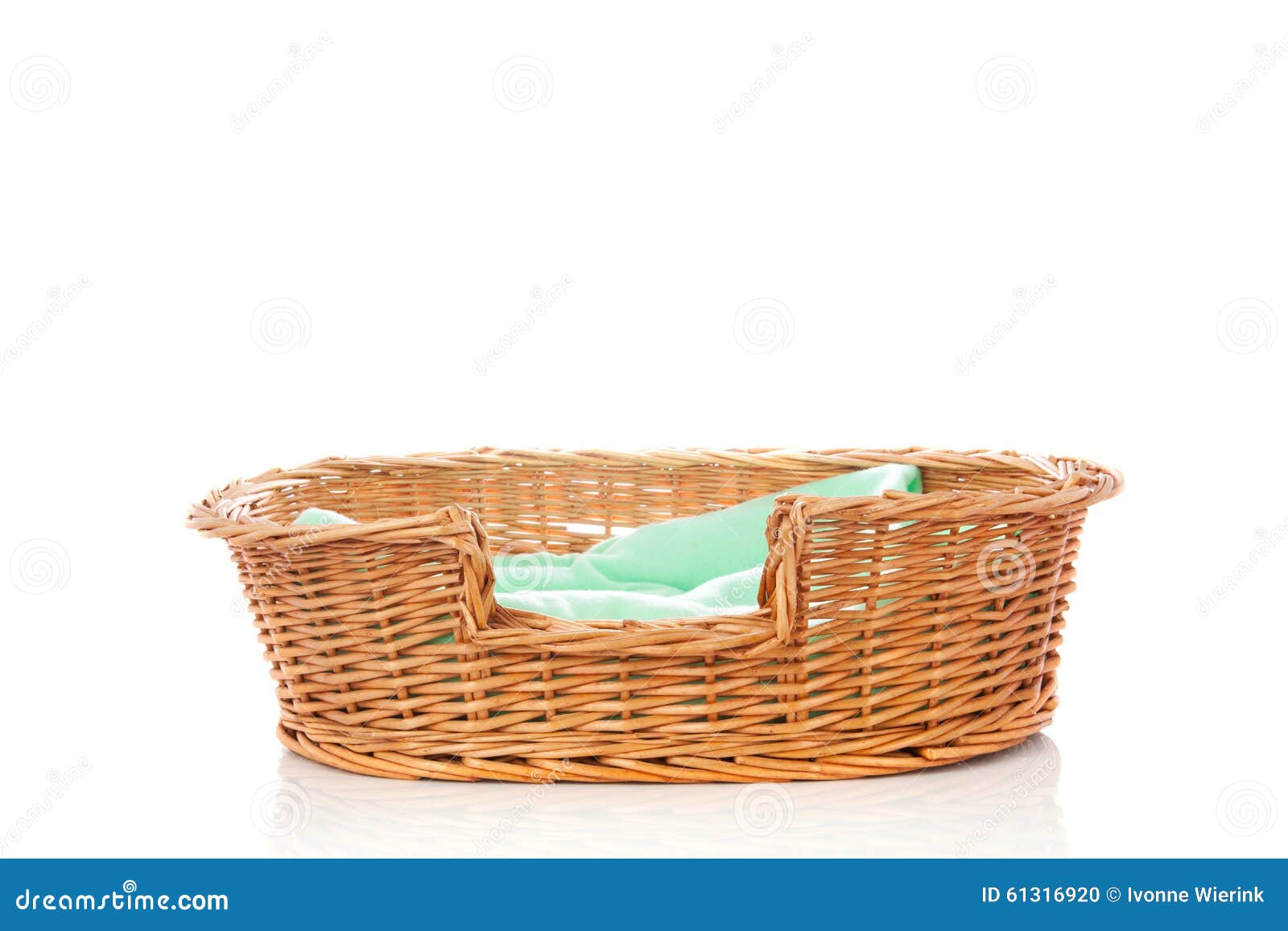Dog bed stock photo. Image of soft, rattan, animal, wicker - 61316920