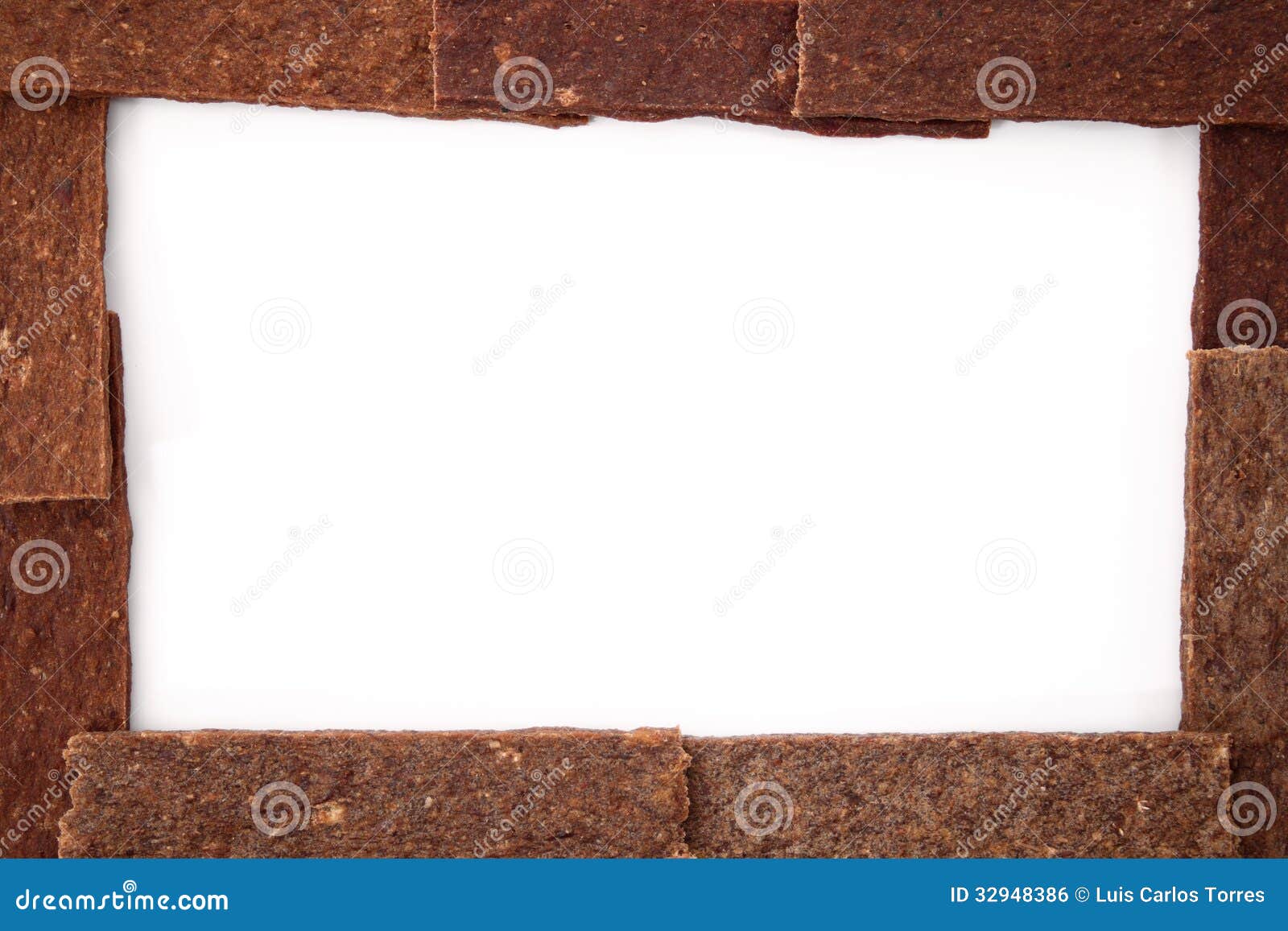 Dog beef stick frame stock photo. Image of white, animal - 32948386
