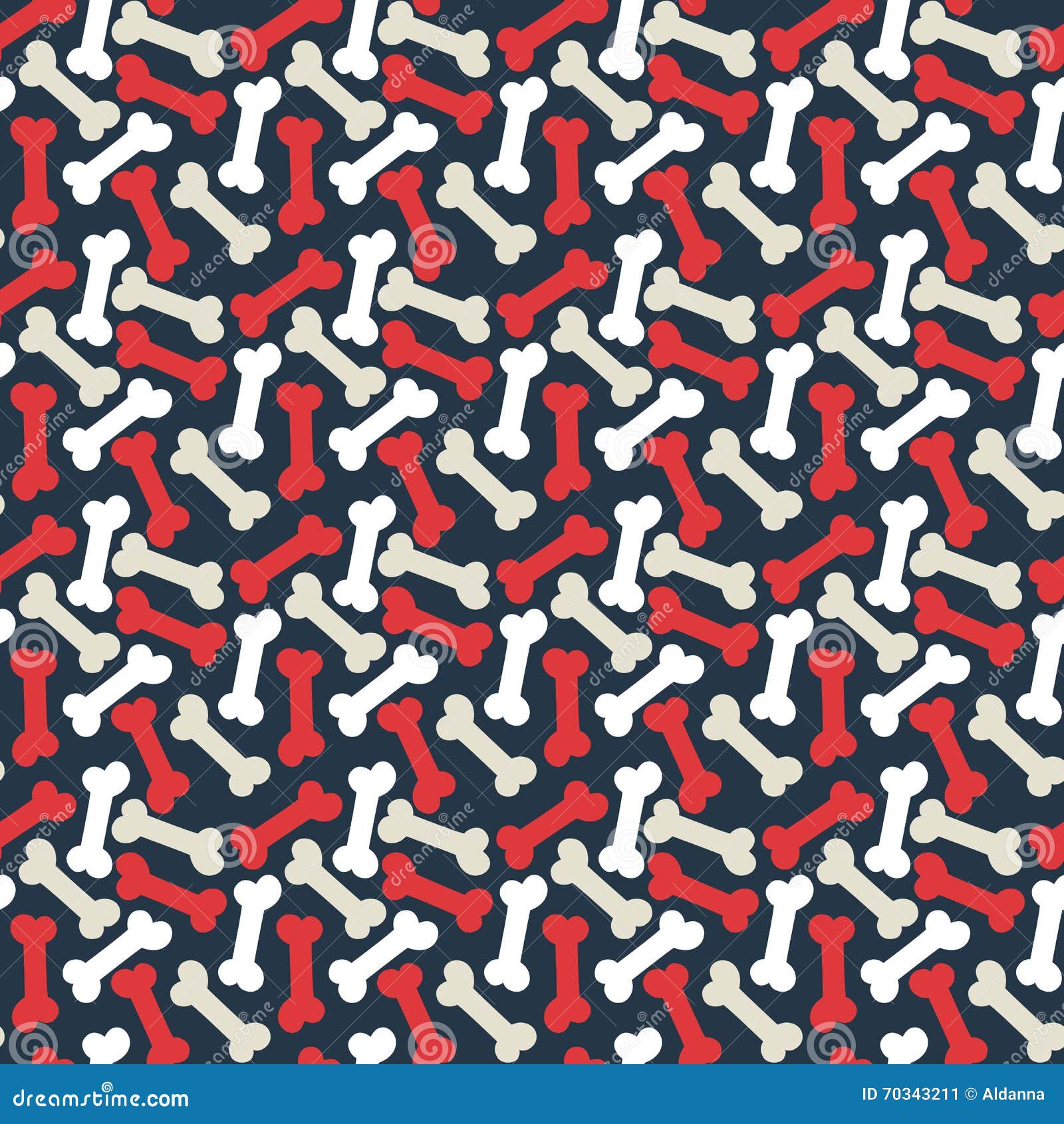 Dog Bone pattern stock vector. Illustration of eps10 - 70343211