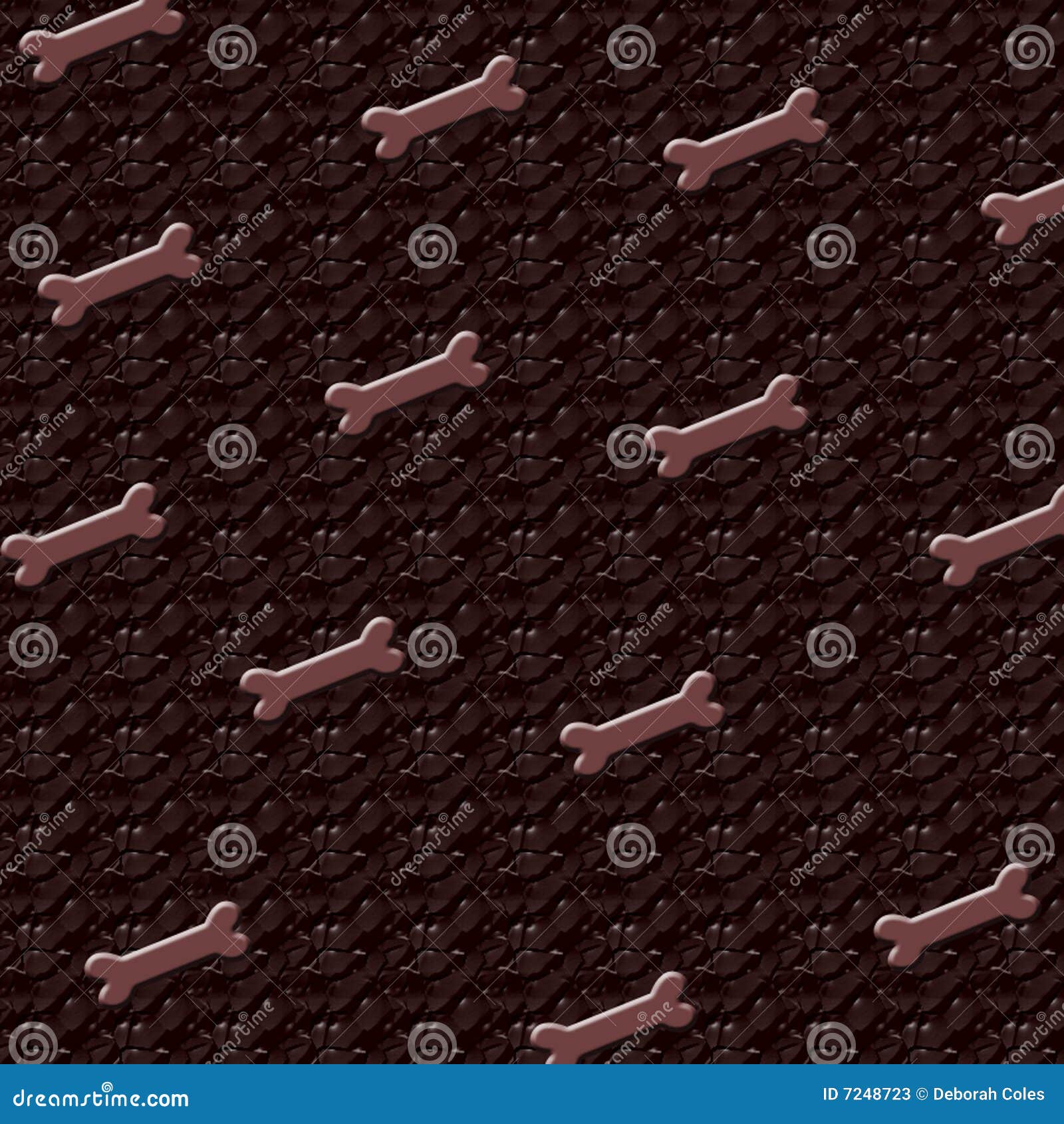 Dog bone print background stock illustration. Illustration of pets ...